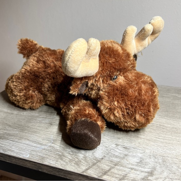 Aurora World | Toys | Aurora World Flopsie Lying Brown Moose Fuzzy ...